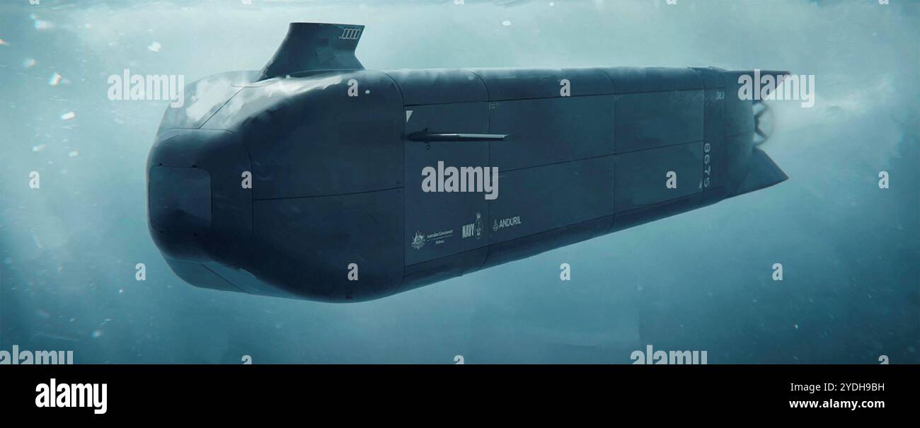 GHOST SHARK autonomous undersea submarine developed by Anduril Industries. Photo: Austrasian ...