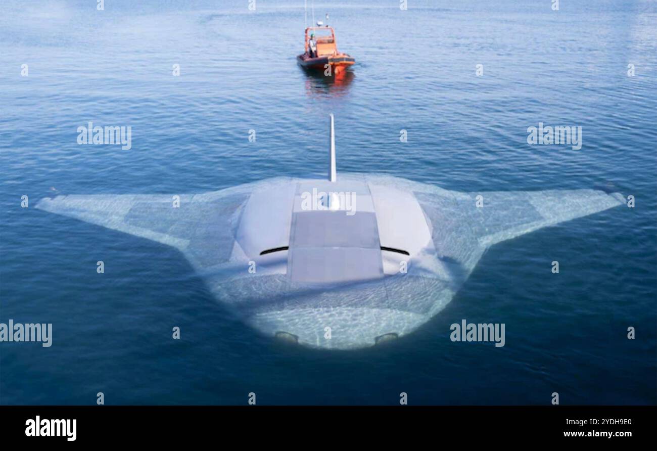 GHOST MANTA RAY DRONE designed by Northrop Grumman. Photo: Northrop ...
