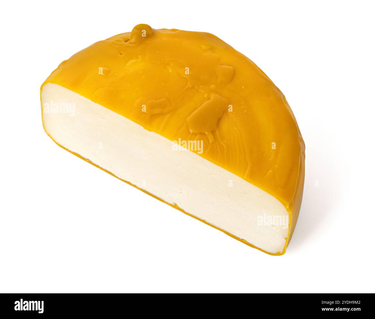 Cheese wheel Half isolated on white background. Packaging template ...