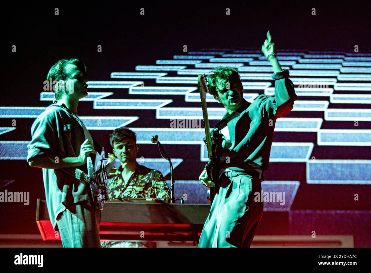 AMSTERDAM - Frontman Dave Bayley of British band Glass Animals during a ...