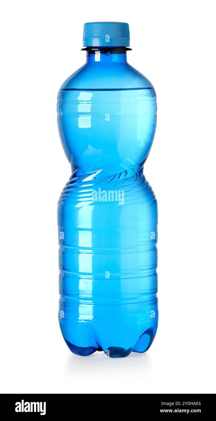 water plastic bottle isolated on white background with clipping path ...