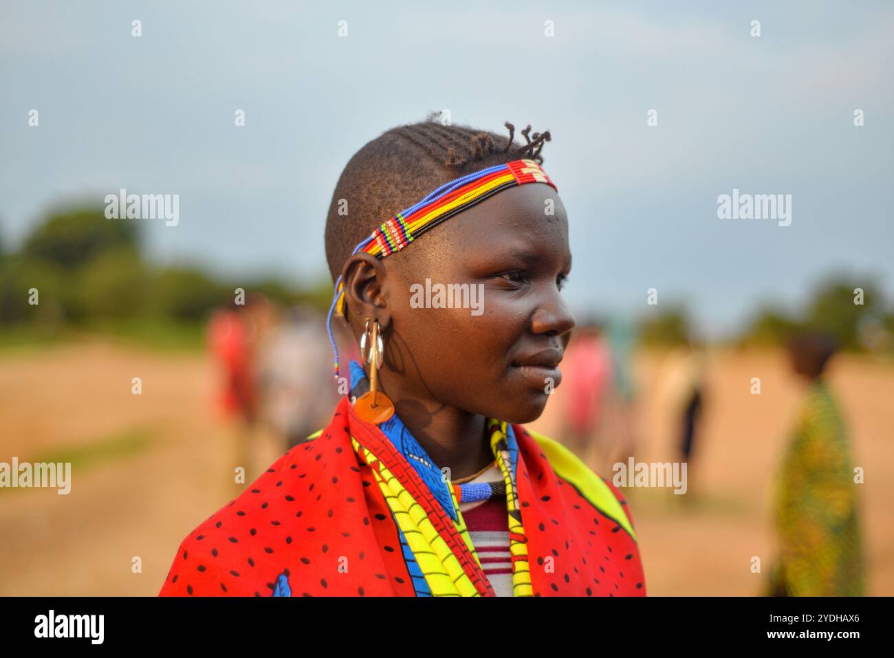 Karimojong girl in Kotido, Karamoja Uganda Stock Photo - Alamy