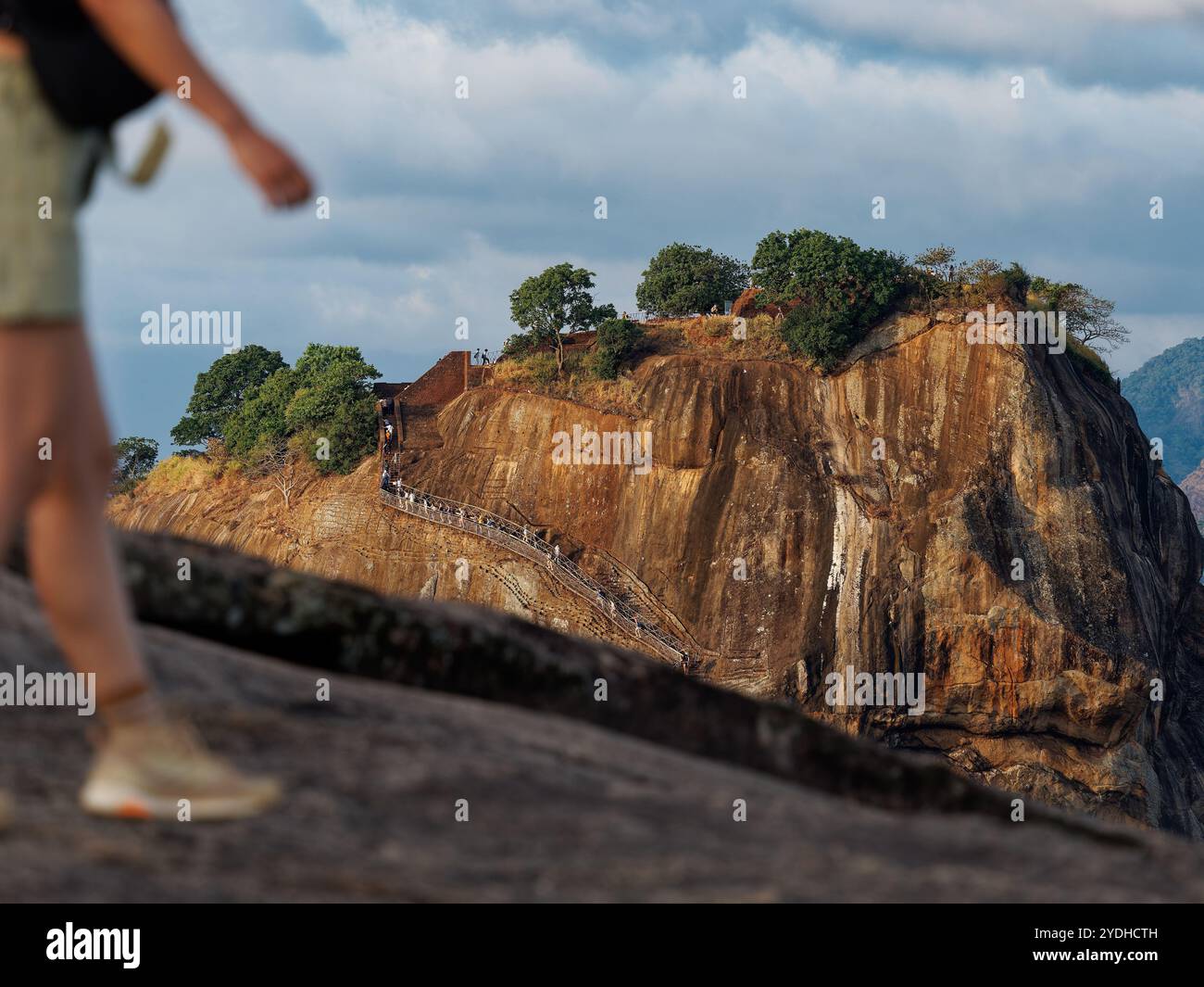 Sigiriya or Sinhagiri Lion Rock ancient rock fortress near Dambulla in ...