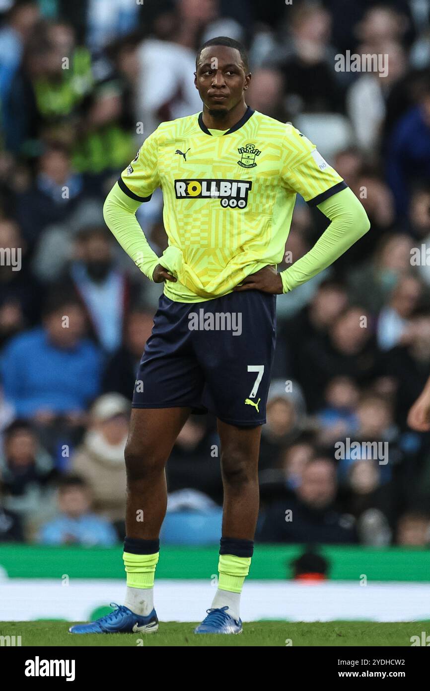 Joe Aribo of Southampton during the Premier League match Manchester ...