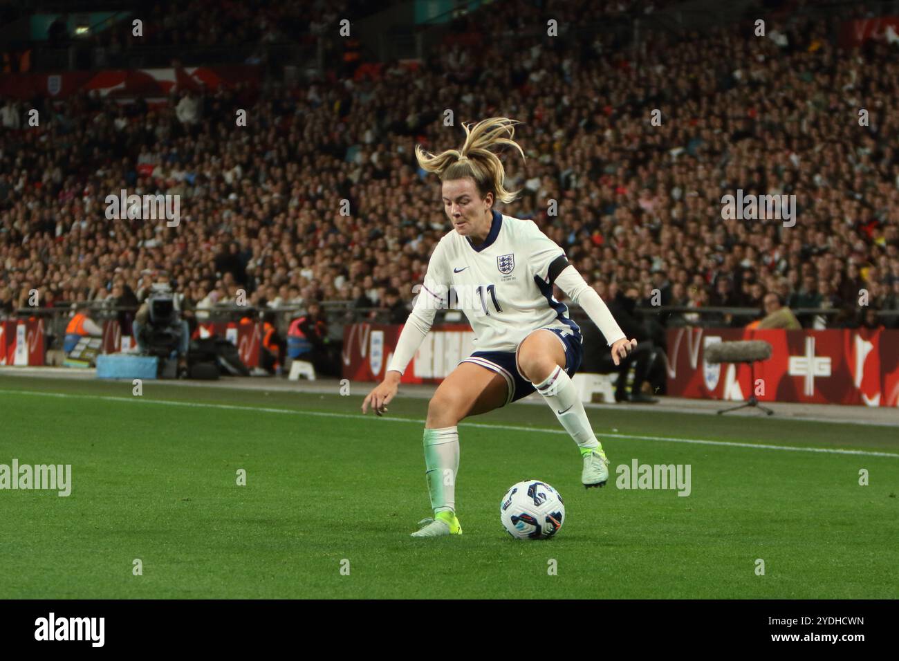 Lauren Hemp England v Germany women's football Wembley Stadium London ...