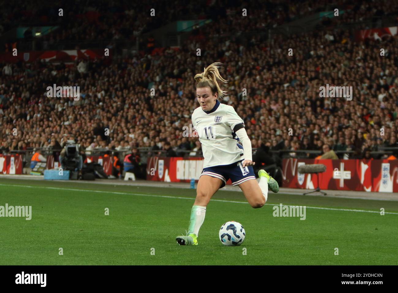 Lauren Hemp England v Germany women's football Wembley Stadium London ...