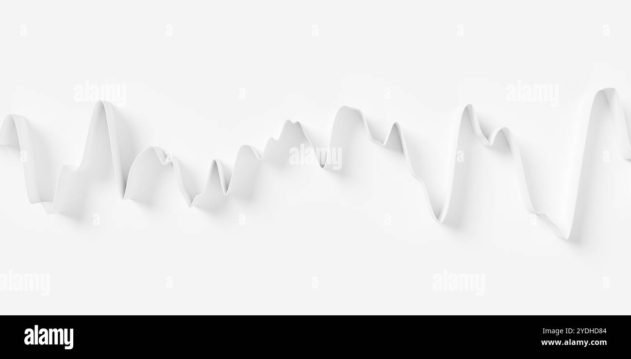 Abstract white curve graph on white background, finance business or ...