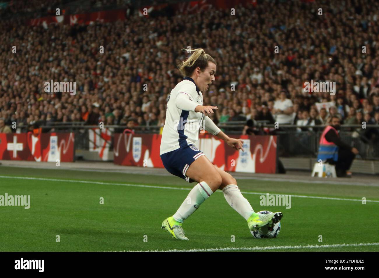 Lauren Hemp England v Germany women's football Wembley Stadium London ...