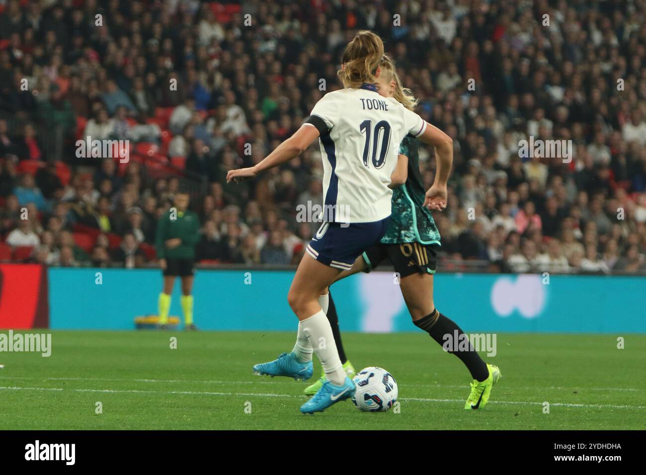Ella Toone England v Germany women's football Wembley Stadium London UK ...