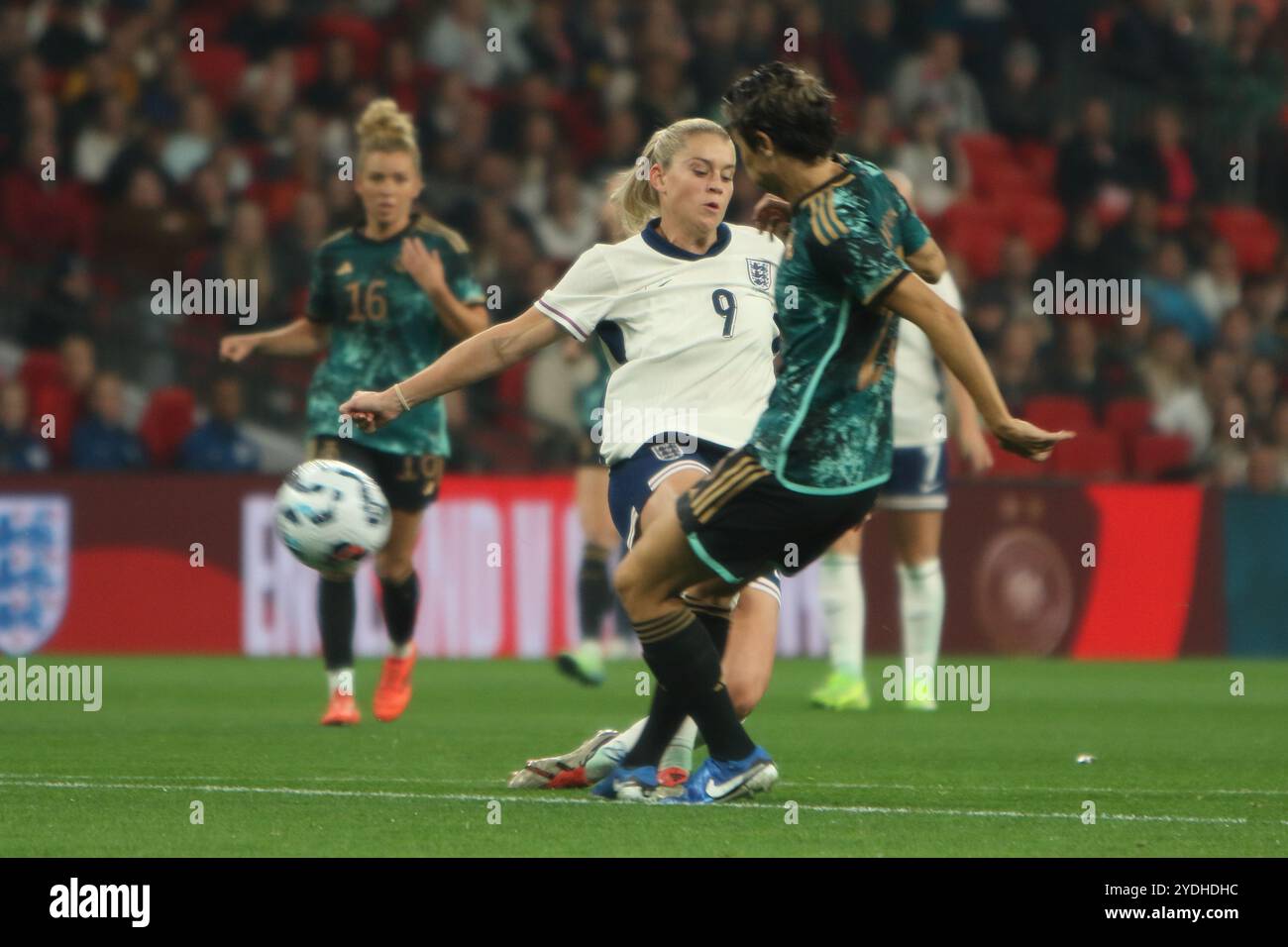 Alessia Russo and Sara Doorsoun England v Germany women's football ...