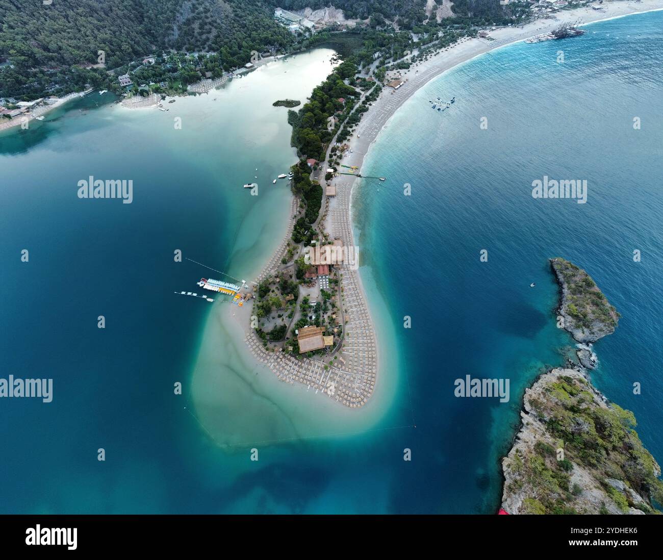 Fethiye Beach and Butterfly Valley Drone Photo, Oludeniz Fethiye, Mugla ...