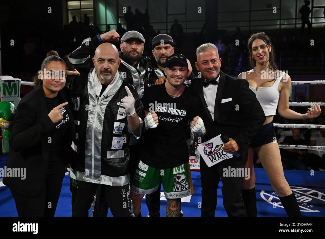 Michael Magnesi (ITA) vs Kevin Trana (NIC) during the WBC international ...