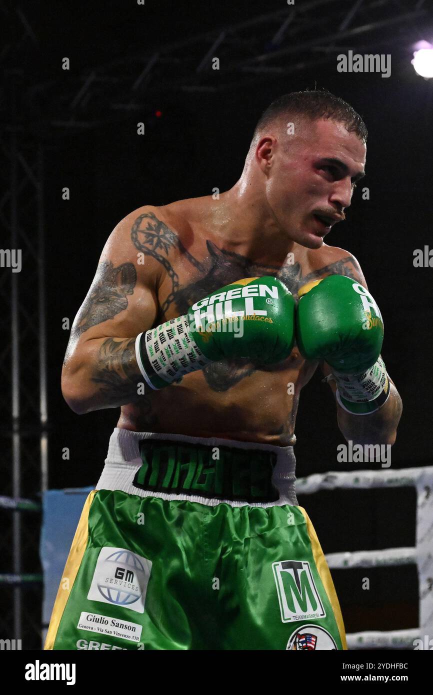 Michael Magnesi (ITA) vs Kevin Trana (NIC) during the WBC international ...