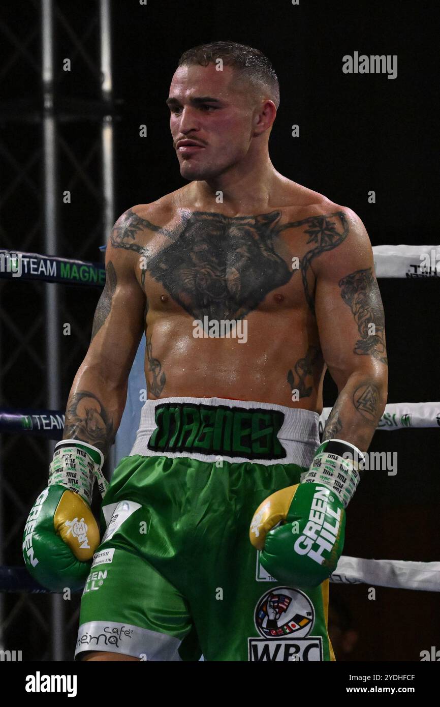 Michael Magnesi (ITA) vs Kevin Trana (NIC) during the WBC international ...