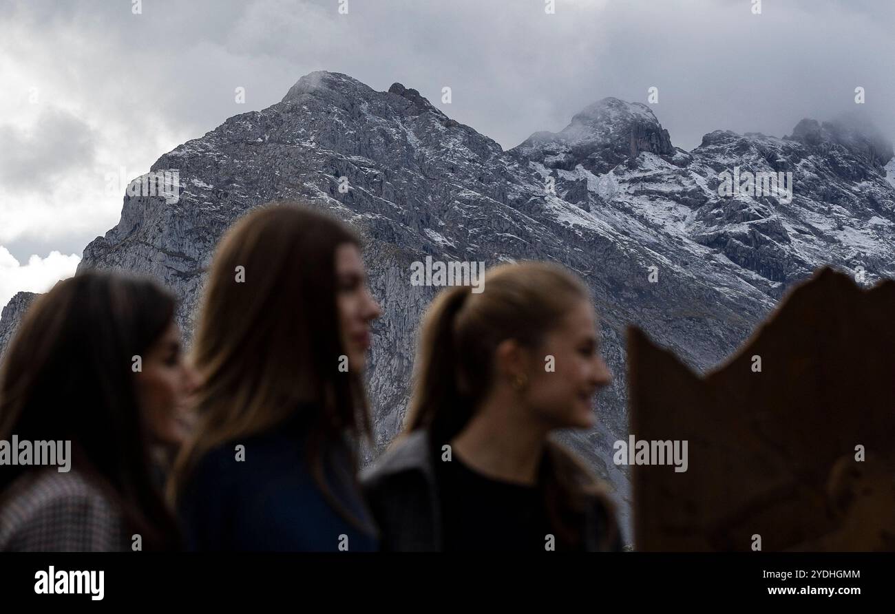 Sotres. Spain. 20241026, King Felipe VI of Spain, Queen Letizia of ...