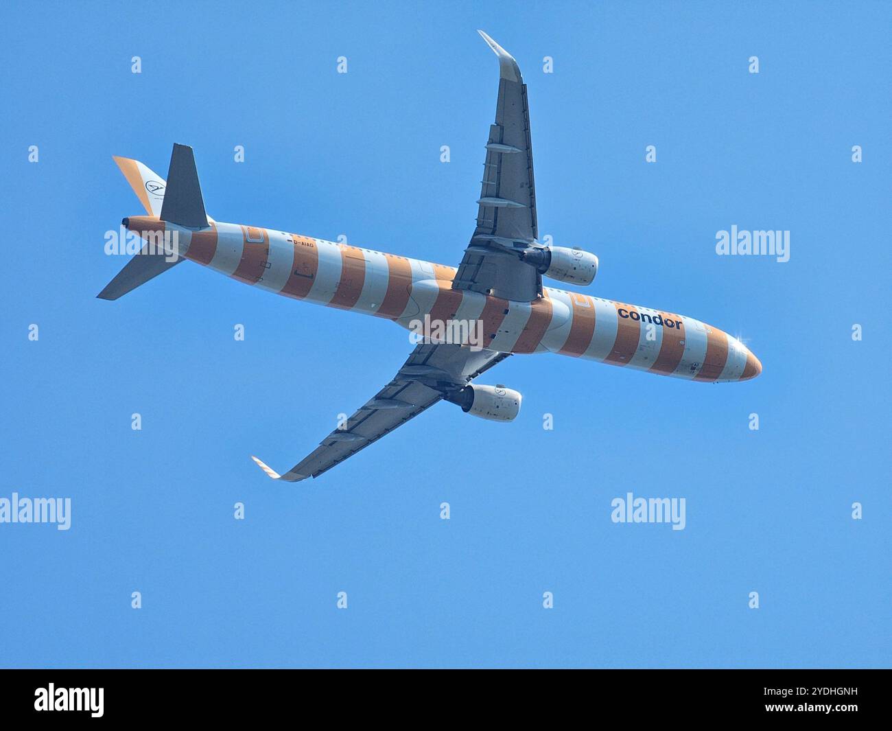 Frankfurt, Hessen, Germany - August 13 2024: Condor Yellow Livery ...