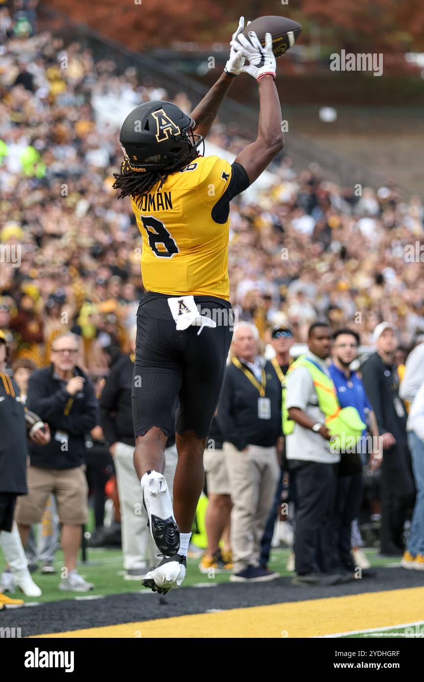 Boone, North Carolina, USA. 26th Oct, 2024. Appalachian State ...