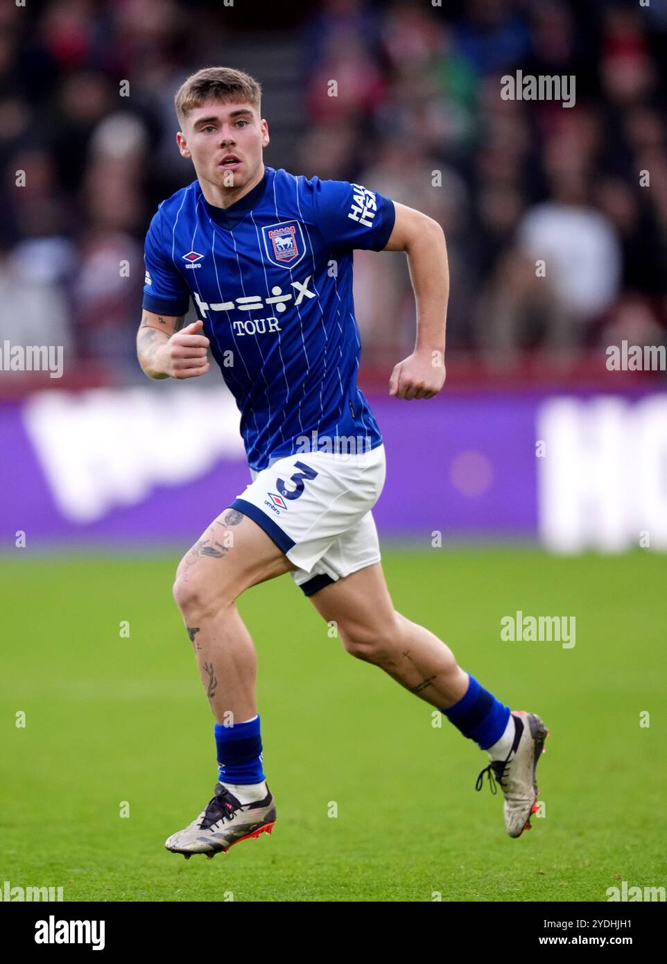 Ipswich Town's Leif Davis during the Premier League match at the Gtech ...