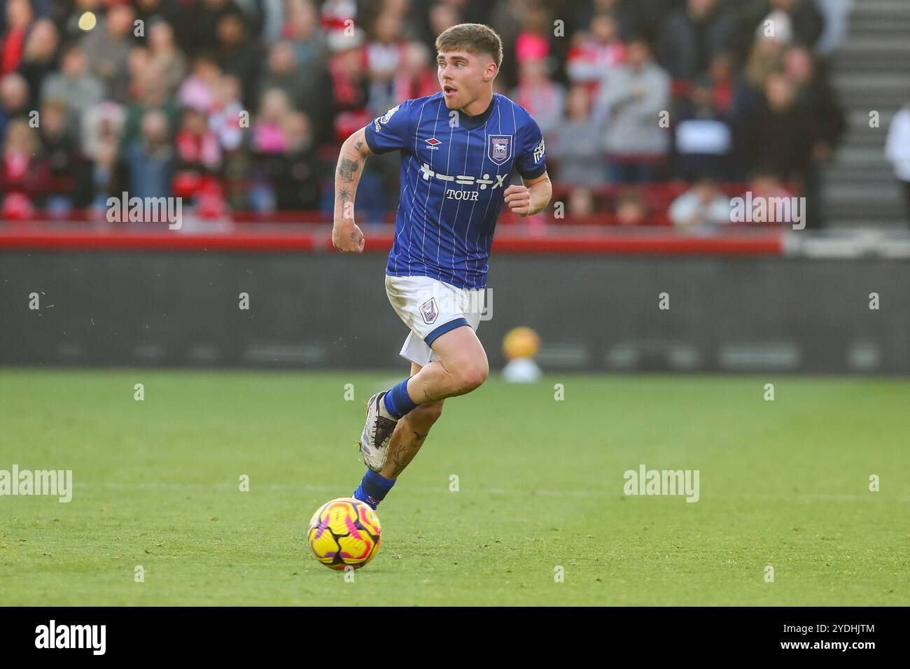Leif Davis of Ipswich Town in action during the Premier League match ...