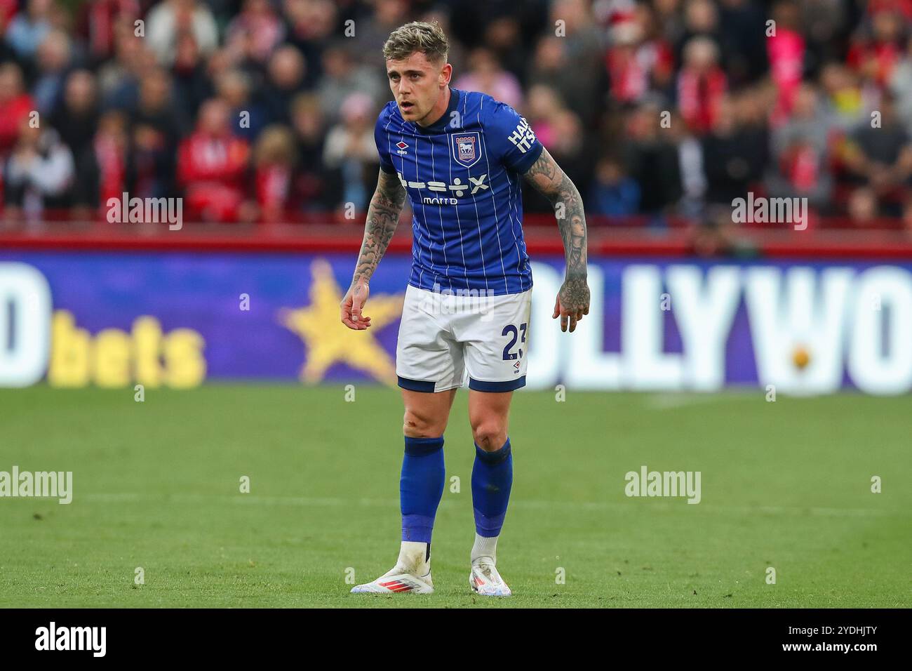 Sam Szmodics of Ipswich Town looks on during the Premier League match ...