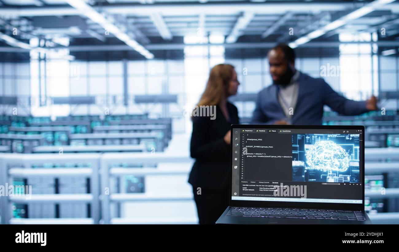 Programmers using ai technology hi-res stock photography and images - Alamy