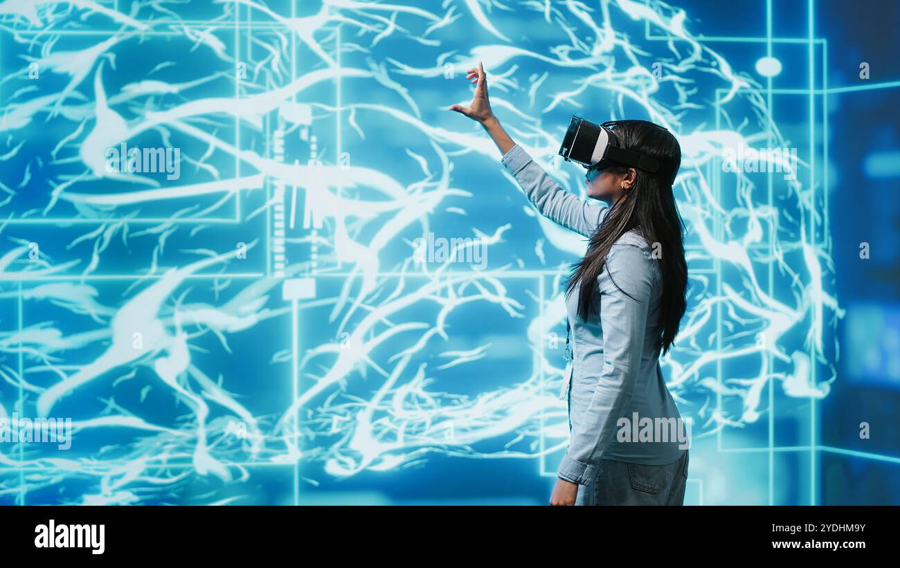 Digital visualization of a human brain hi-res stock photography and ...