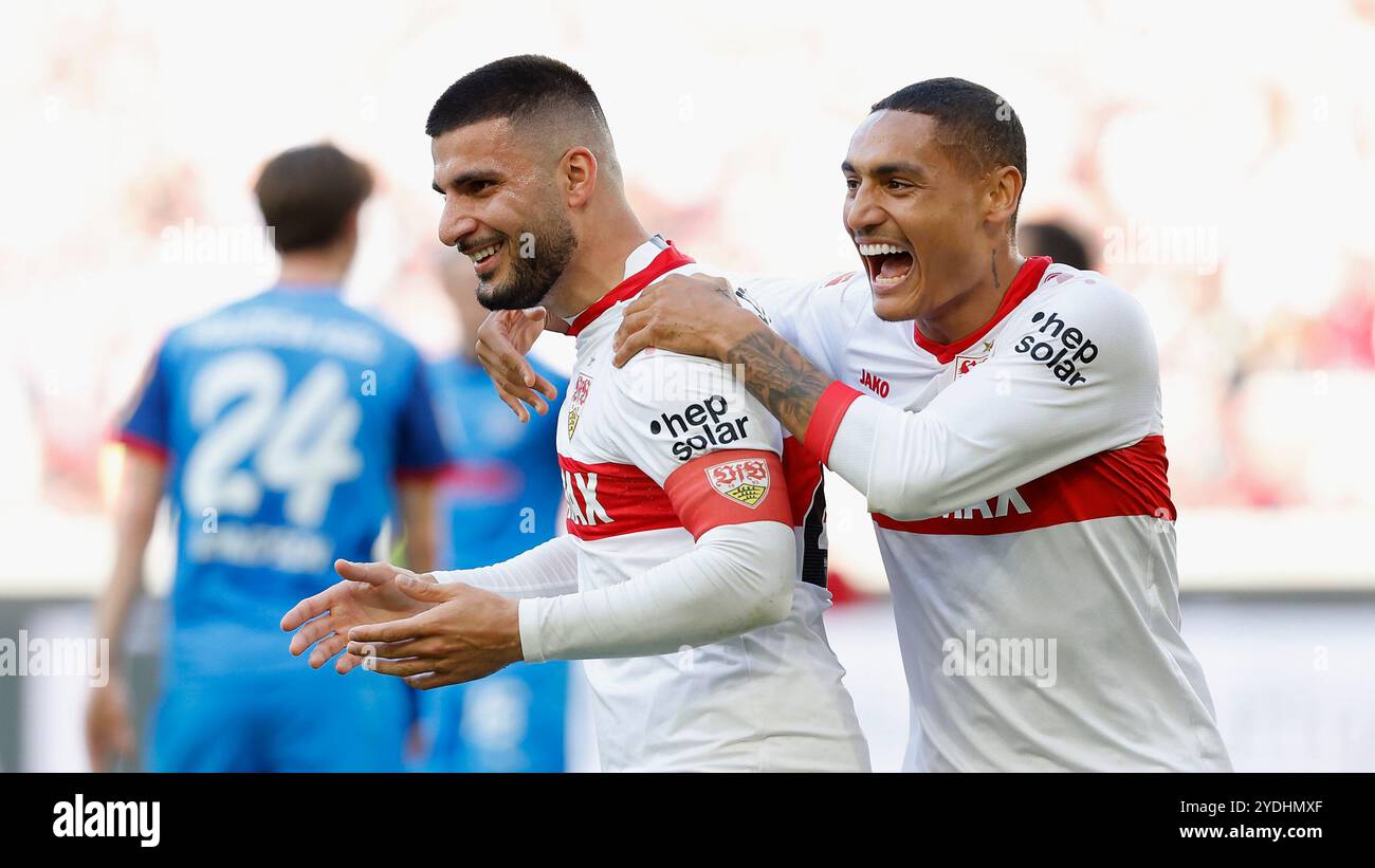 18 und torschuetze deniz undav vfb stuttgart hi-res stock photography ...