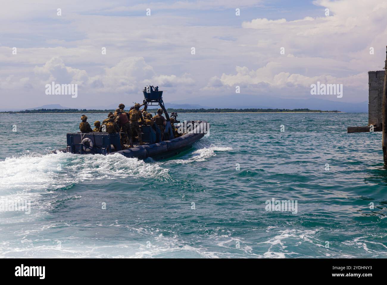 Armed Forces of the Philippines (AFP) service members conduct a ...