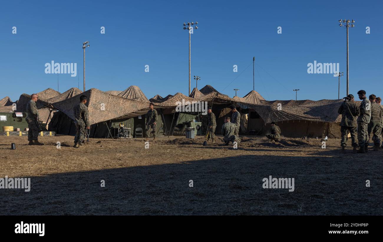 U.S. Marines with I Marine Expeditionary Force Support Battalion, I ...
