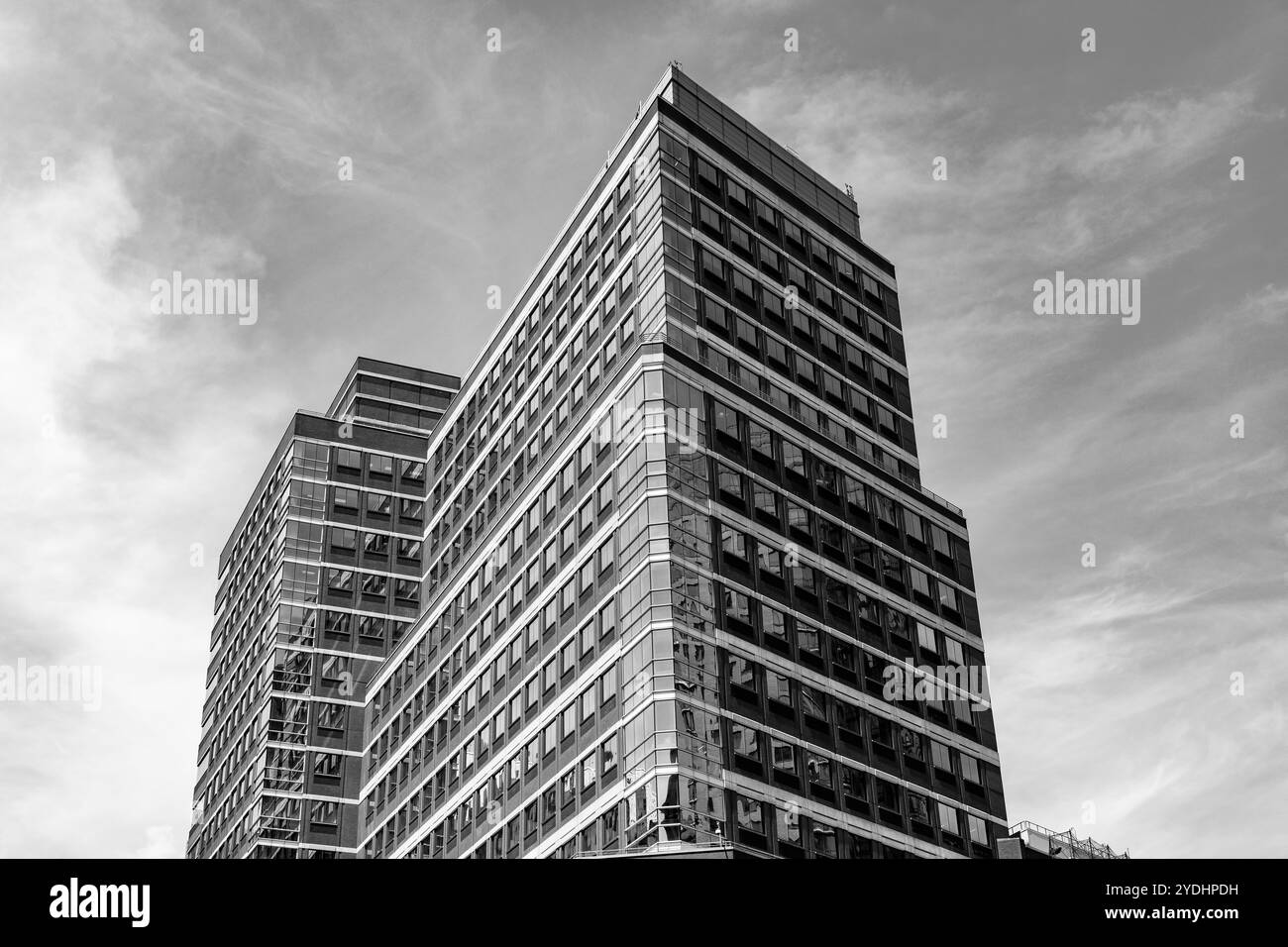 skyscraper with facade. modern city building. skyscraper in metropolis ...