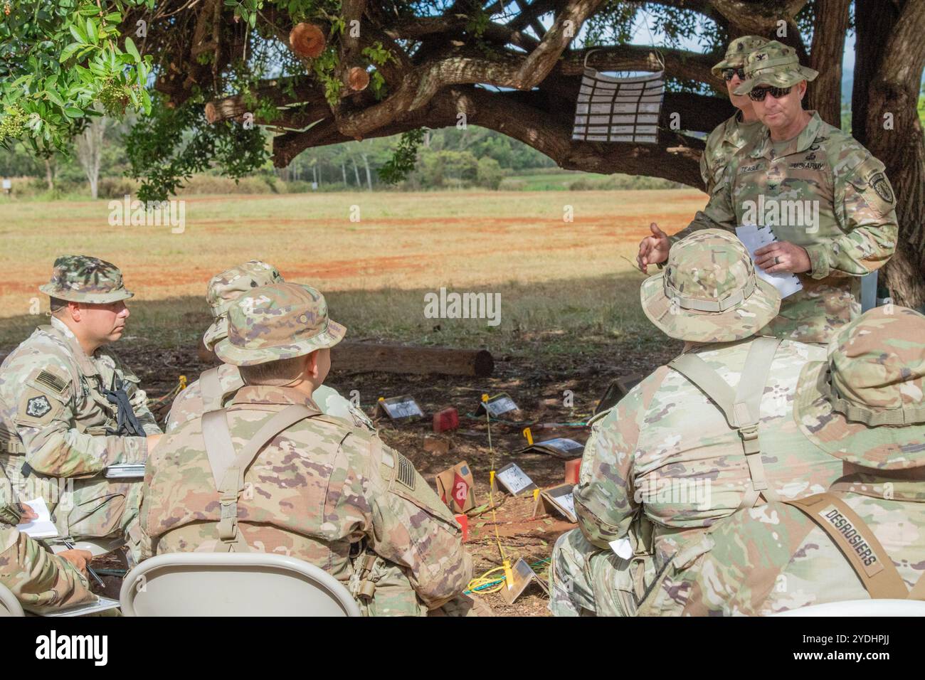 U.S. Army Col. Brandon Teague, Brigade Commander of 5th Security Force ...