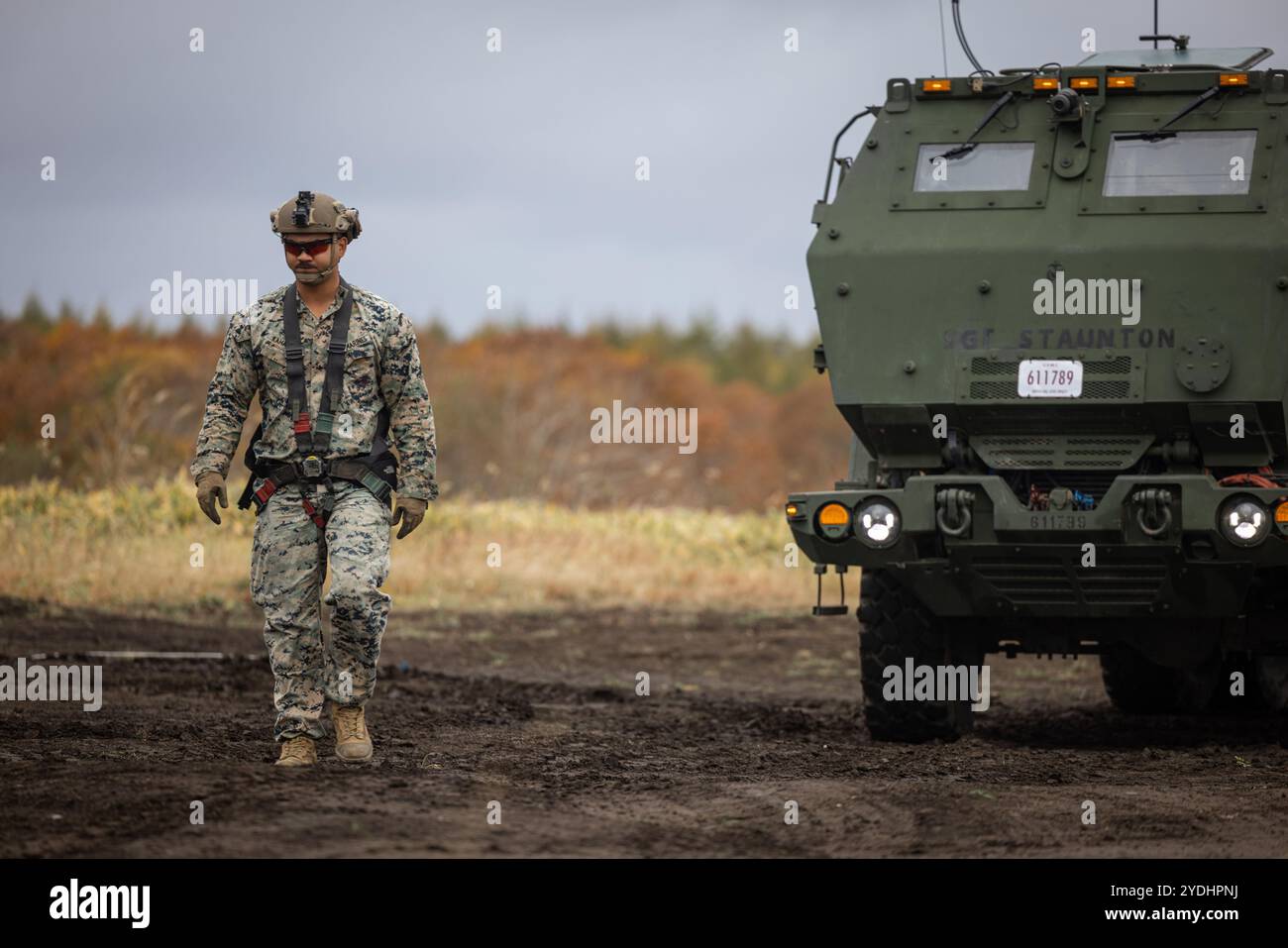 U.S. Marine Corps Sgt. Reyn Kahalewai, a High Mobility Artillery Rocket ...