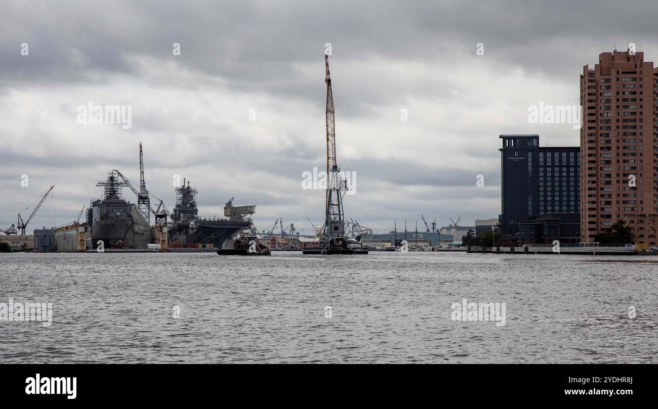 240925-N-OL632-1065 NORFOLK, Va. (September 25, 2024) The Nimitz-class ...