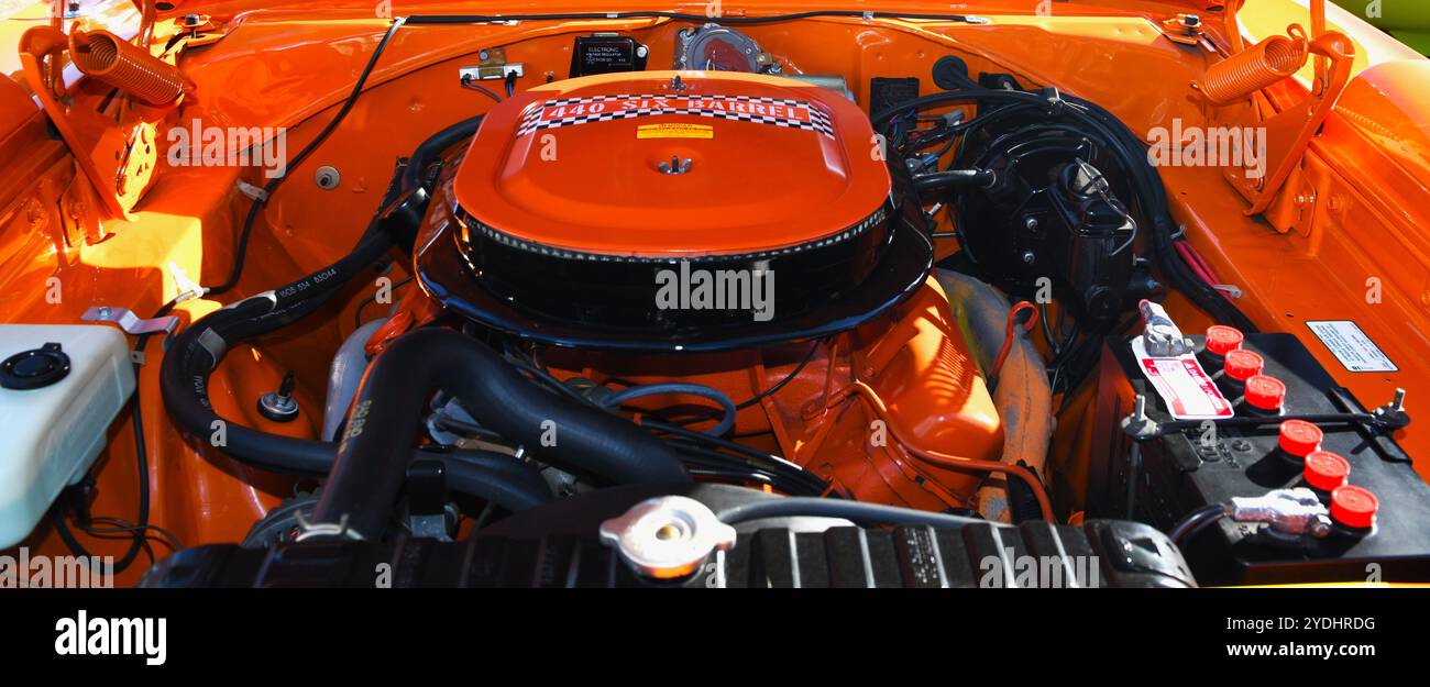 1970 orange Plymouth Superbird Stock Photo - Alamy