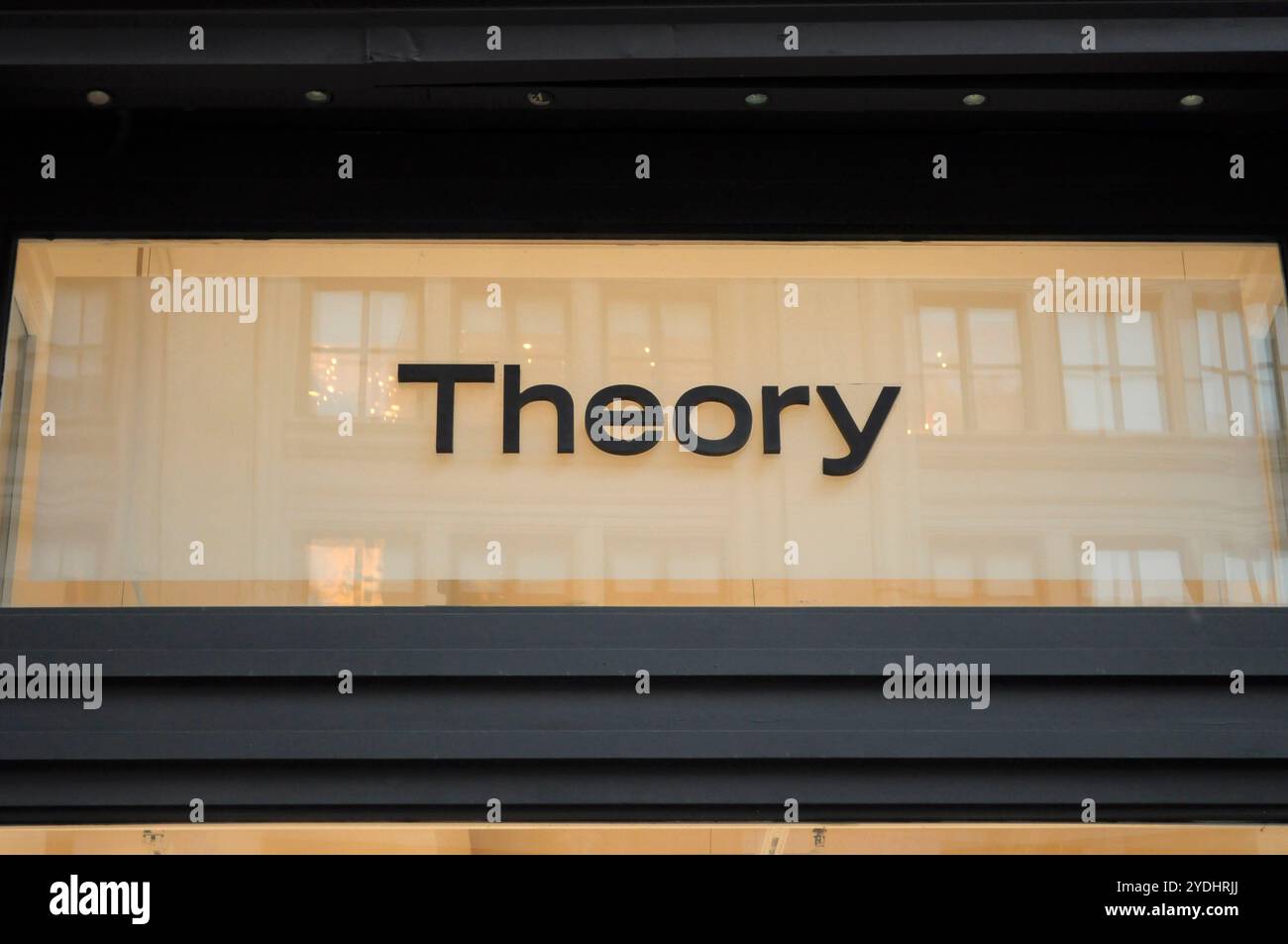 A Theory clothing store is seen in Manhattan, New York City Stock Photo ...