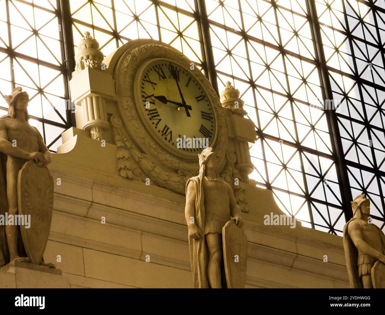 Clock at Union Station Stock Photo - Alamy