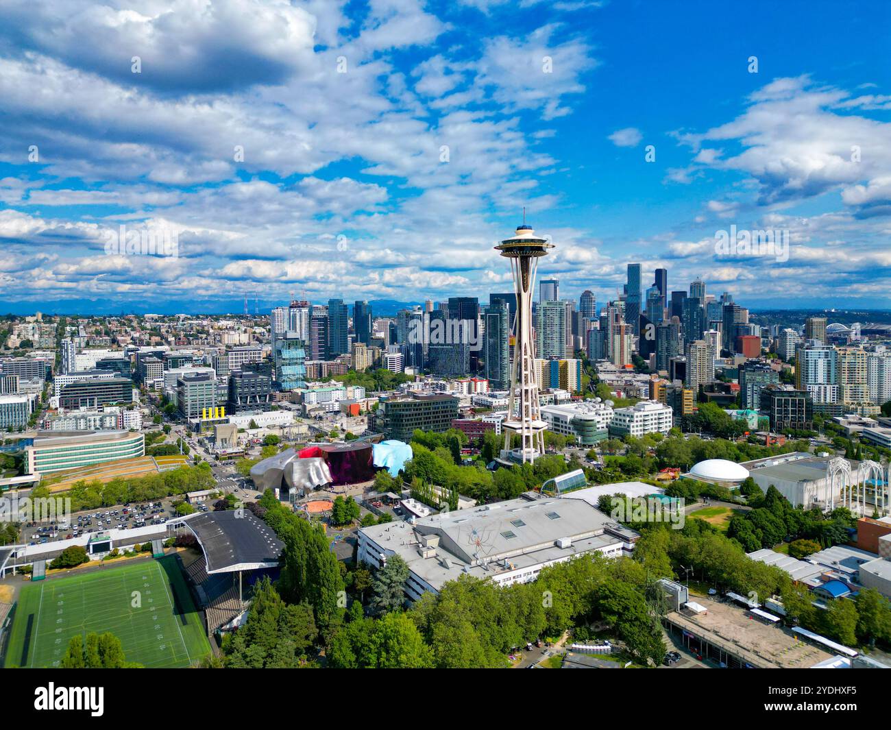 Seattle, Washington, USA- July 25, 2024: Architecture of aerial Space ...