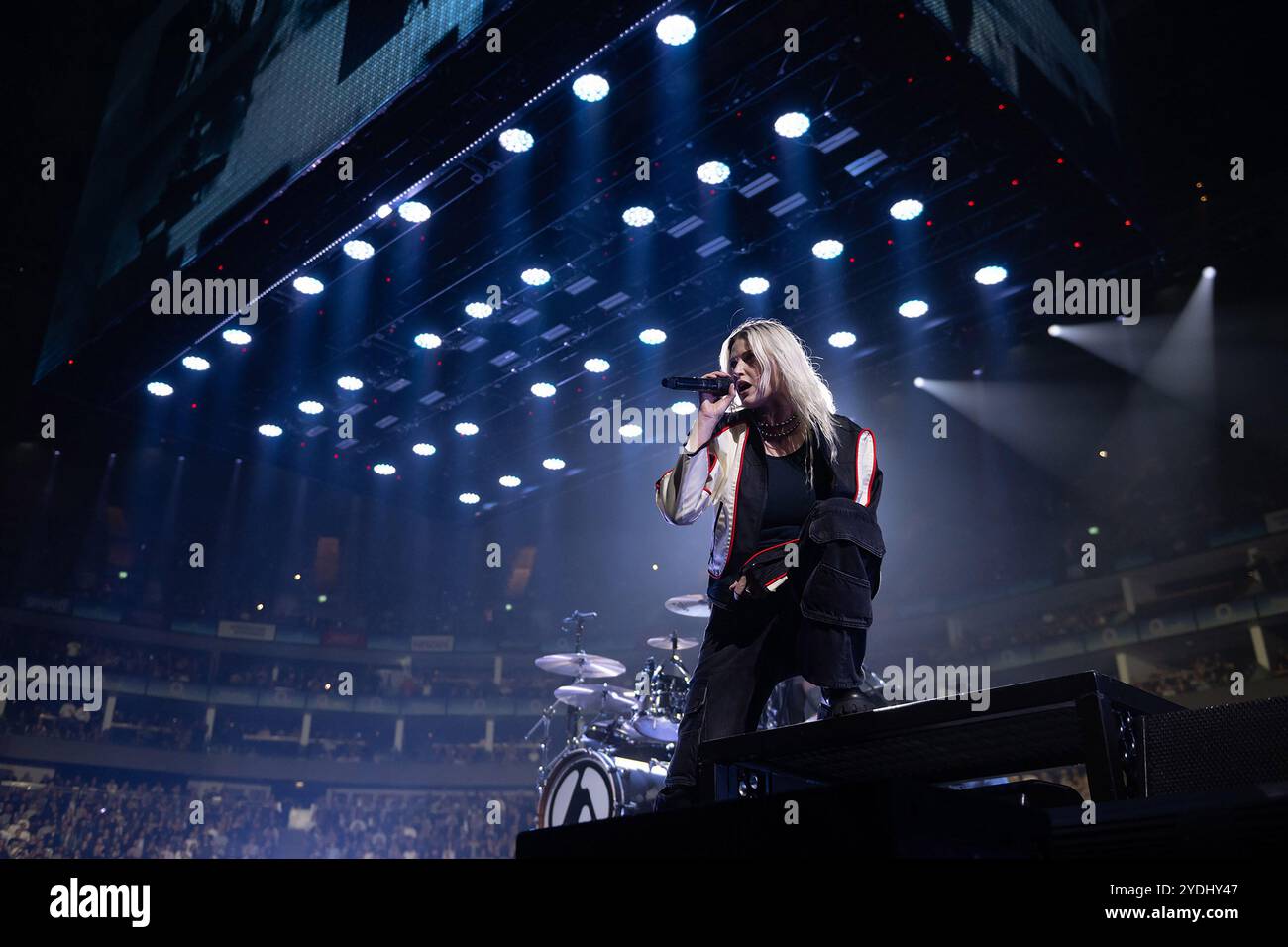 LONDON, ENGLAND: Linkin Park perform at the O2 Arena. Featuring: Emily ...