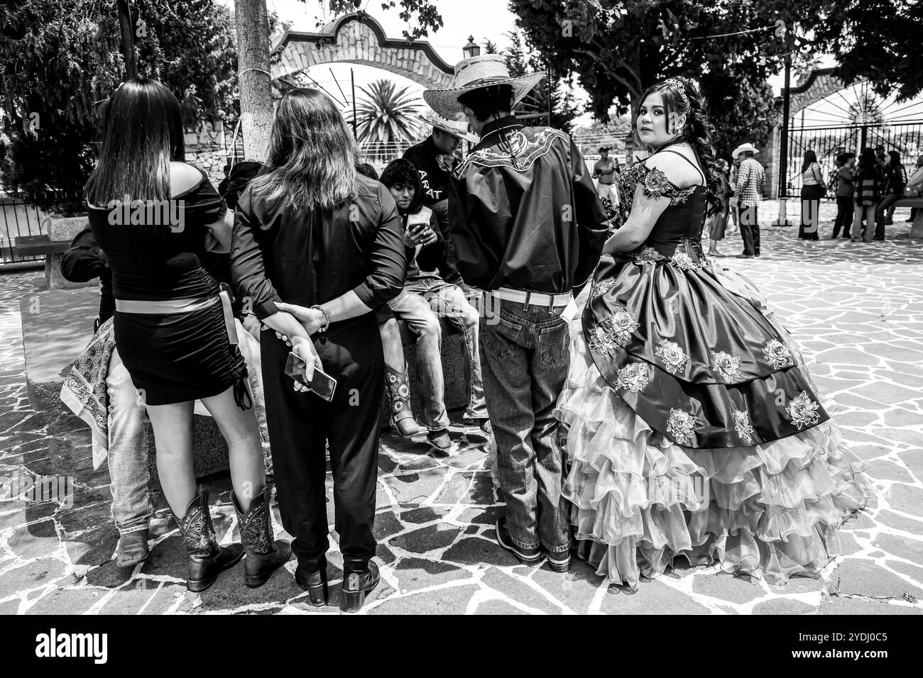 Venado, San Luis Potosí, Mexico. Entrance facade to the municipality or ...