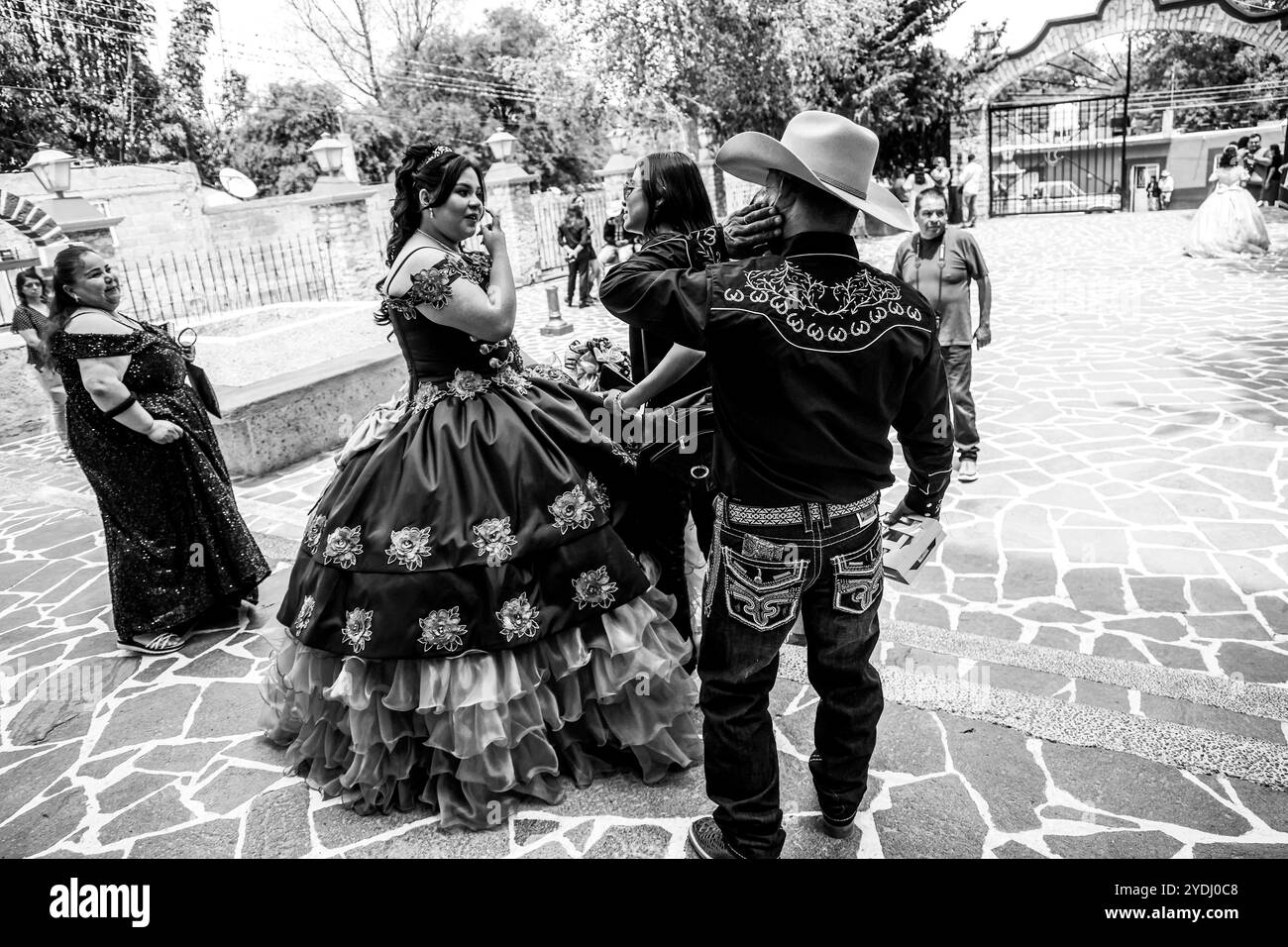 Venado, San Luis Potosí, Mexico. Entrance facade to the municipality or ...