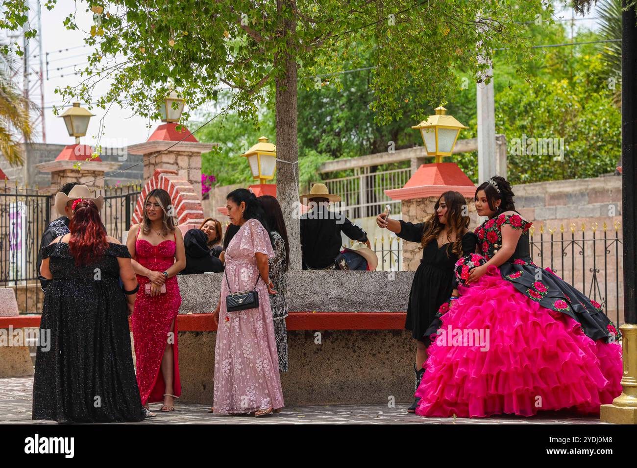 Venado, San Luis Potosí, Mexico. Entrance facade to the municipality or ...