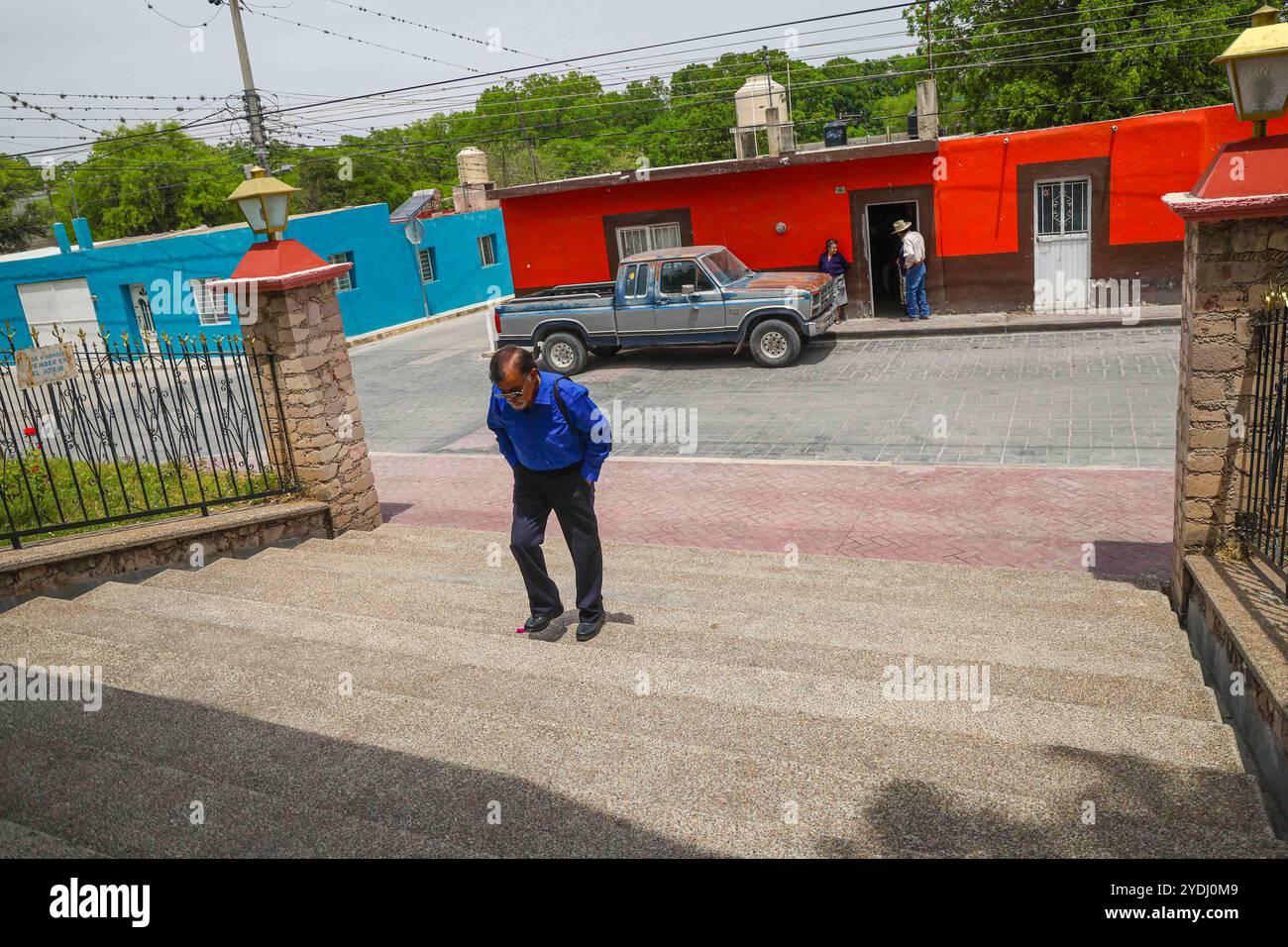 Venado, San Luis Potosí, Mexico. Entrance facade to the municipality or ...