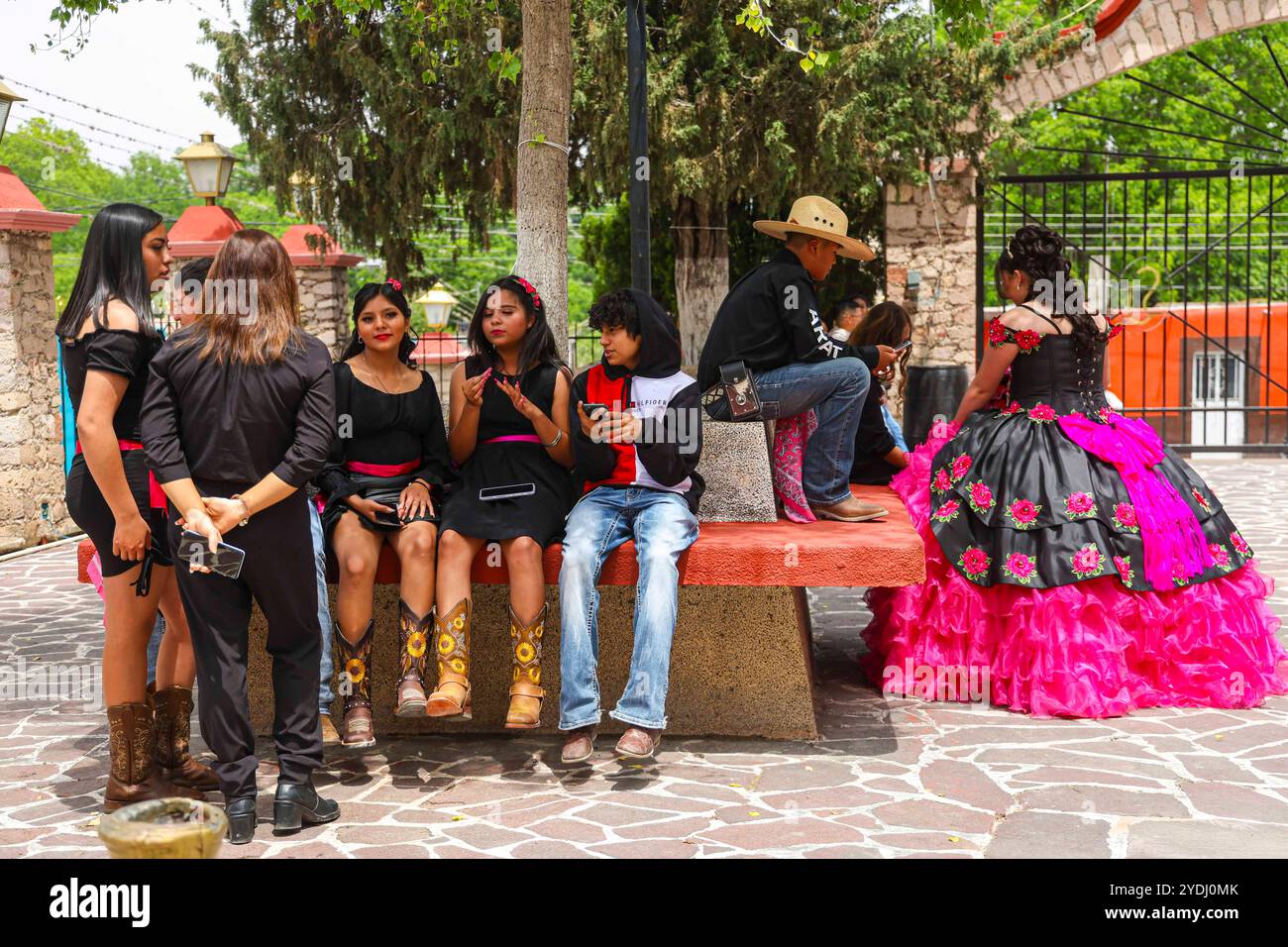 Venado, San Luis Potosí, Mexico. Entrance facade to the municipality or ...