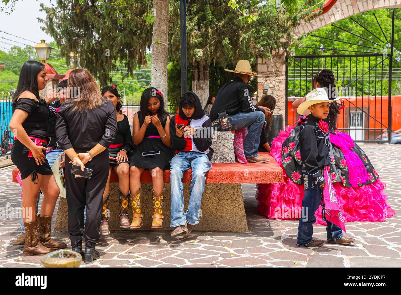 Venado, San Luis Potosí, Mexico. Entrance facade to the municipality or ...