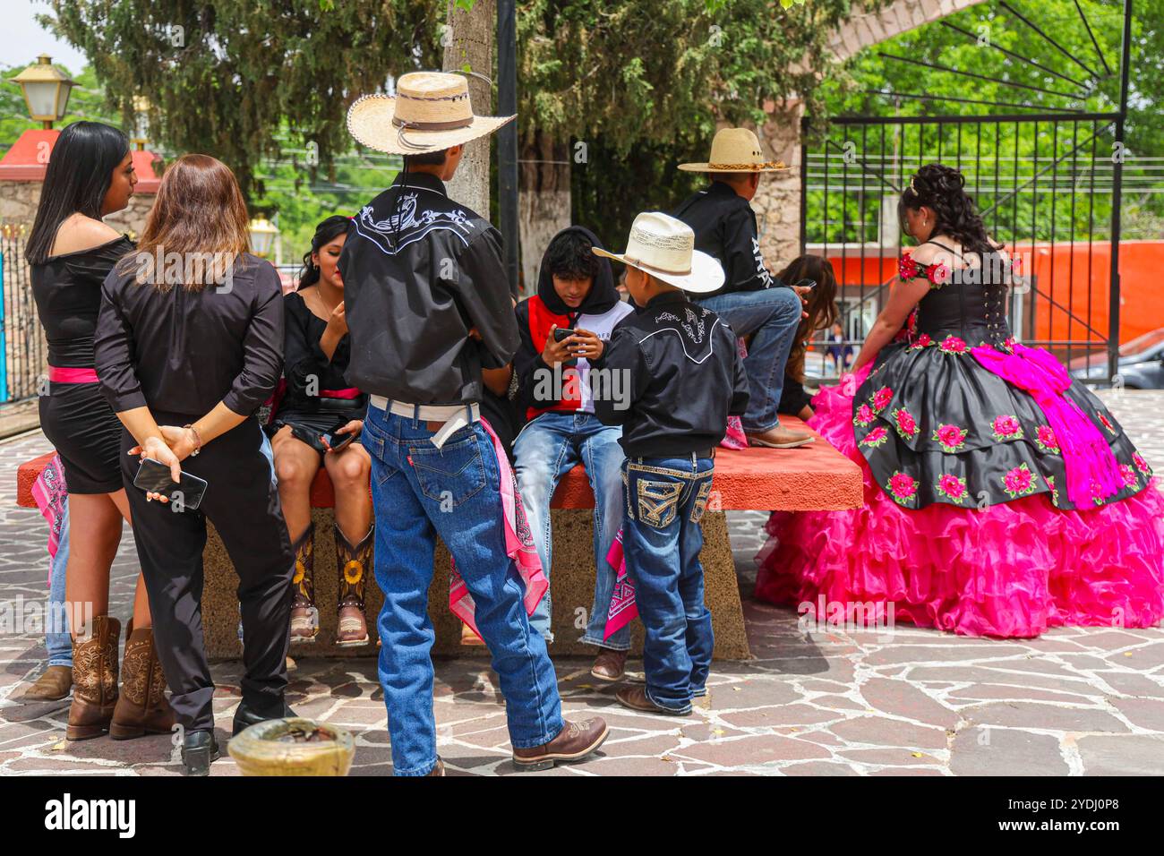 Venado, San Luis Potosí, Mexico. Entrance facade to the municipality or ...