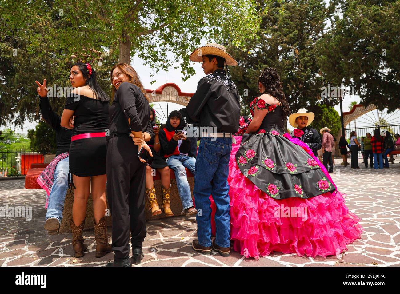 Venado, San Luis Potosí, Mexico. Entrance facade to the municipality or ...
