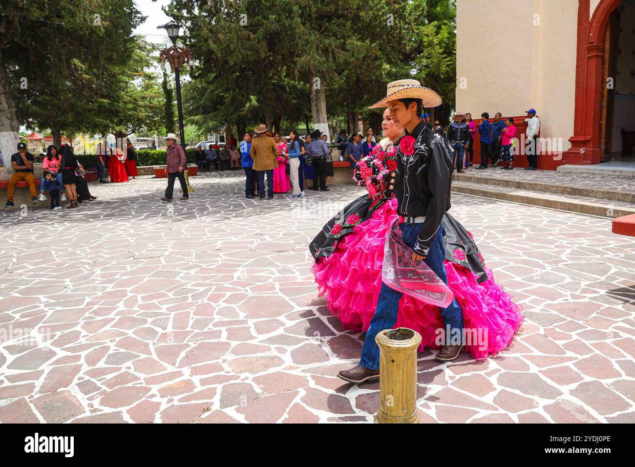 Venado, San Luis Potosí, Mexico. Entrance facade to the municipality or ...