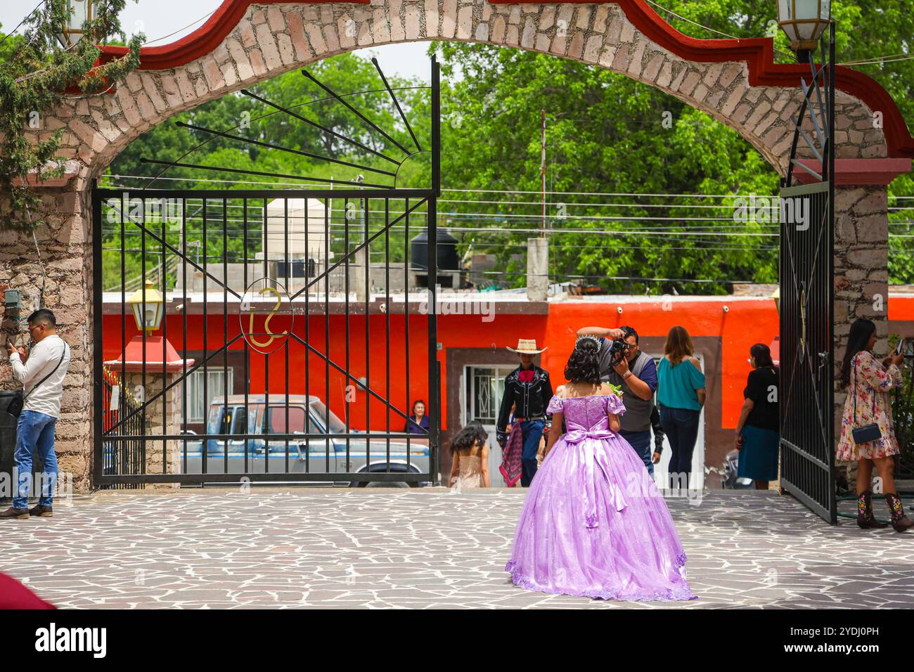 Venado, San Luis Potosí, Mexico. Entrance facade to the municipality or ...