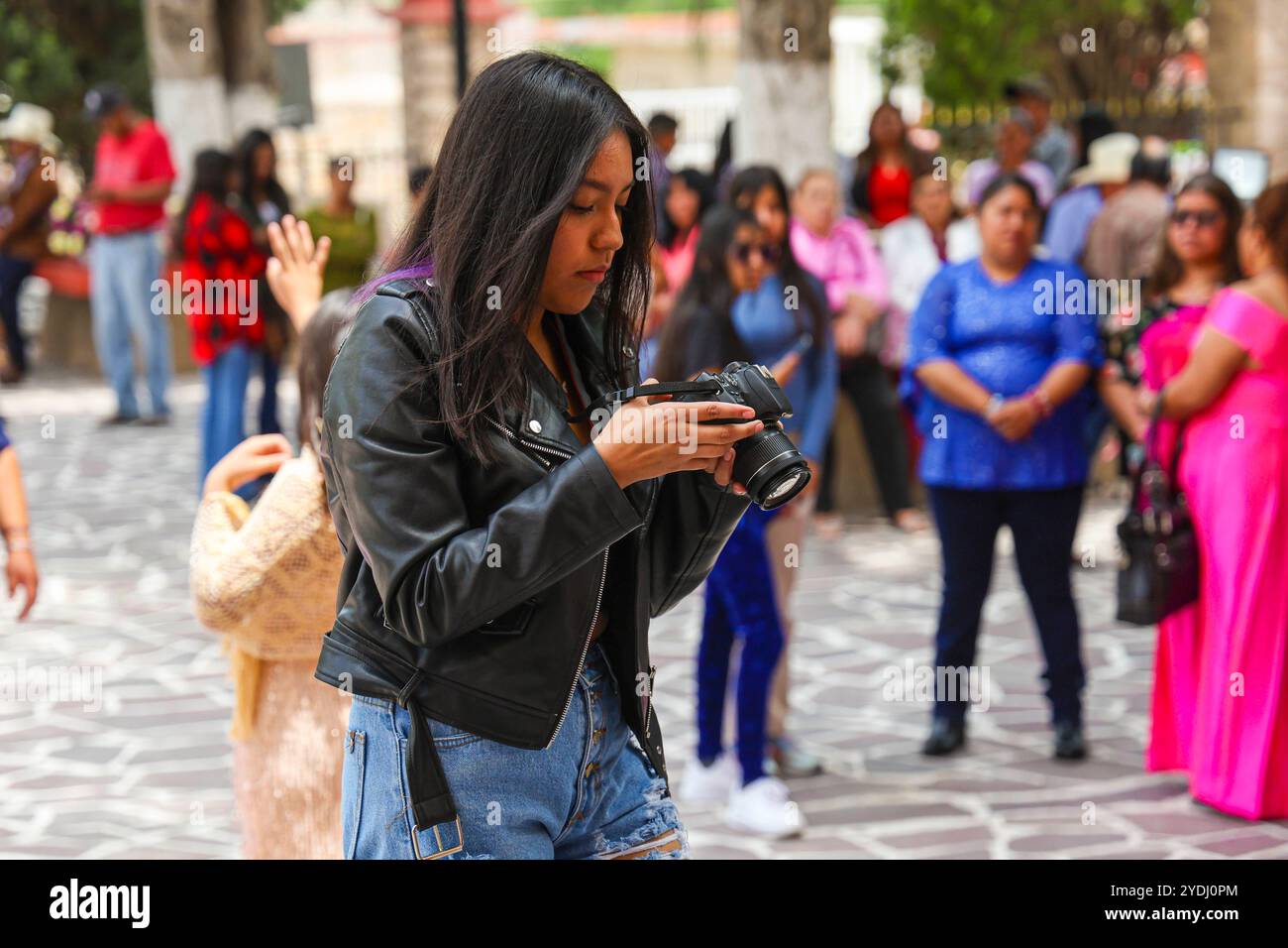 Venado, San Luis Potosí, Mexico. Entrance facade to the municipality or ...