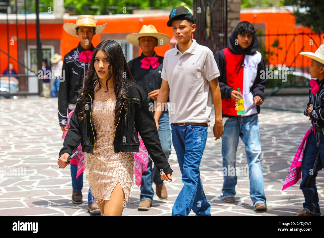 Venado, San Luis Potosí, Mexico. Entrance facade to the municipality or ...